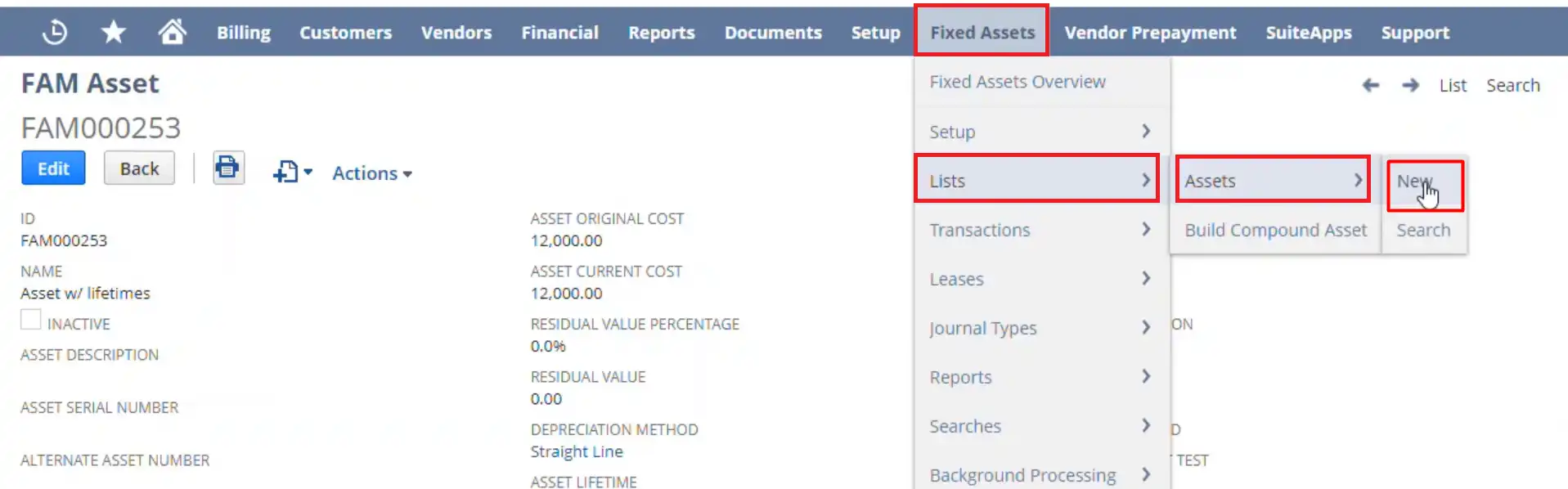 7 Steps for easy NetSuite Fixed Assets Management