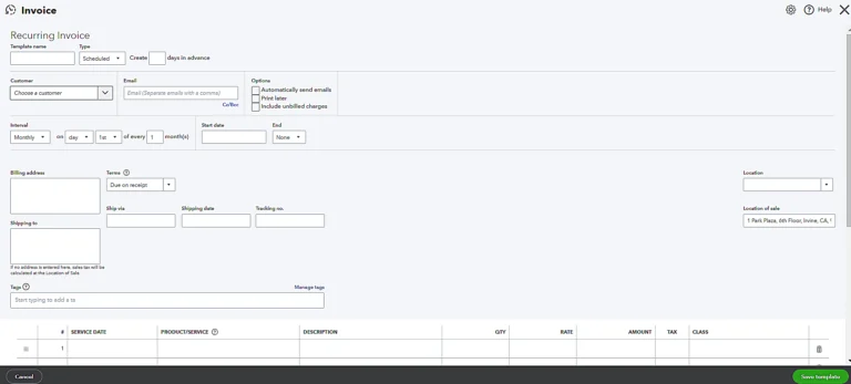 A Guide to QuickBooks Recurring Invoice Setup.